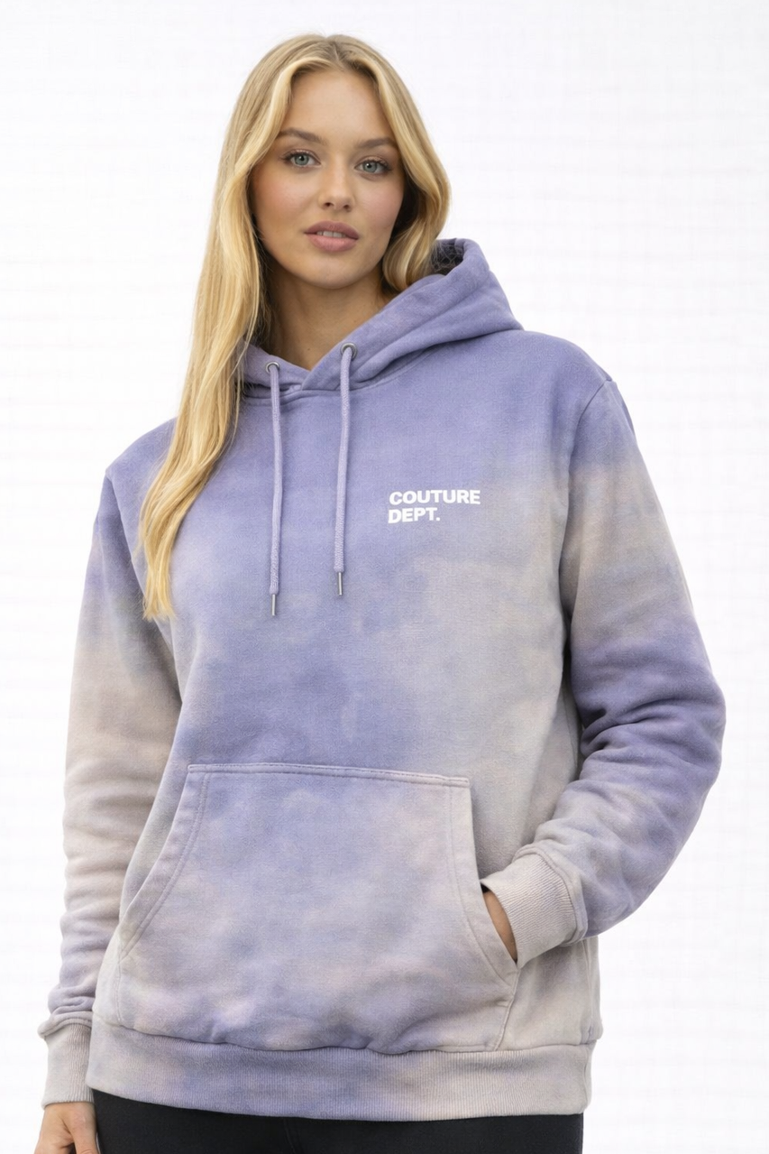 Heavy Weight Oversized Couture Department Hoodie - Light Blue – B Couture